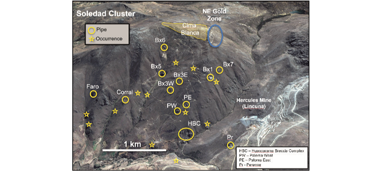 Chakana descubre una cuarta brecha pipe mineralizada en proyecto ...