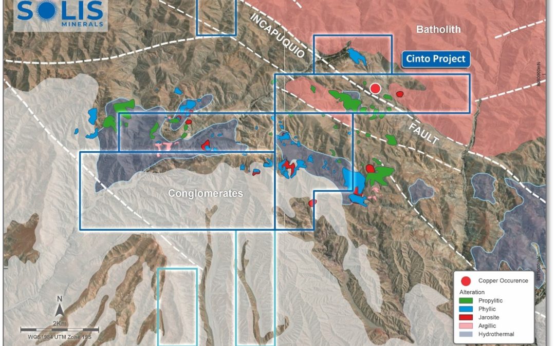 Copper porphyry mineralization confirmed at Cinto… | MINERANDINA